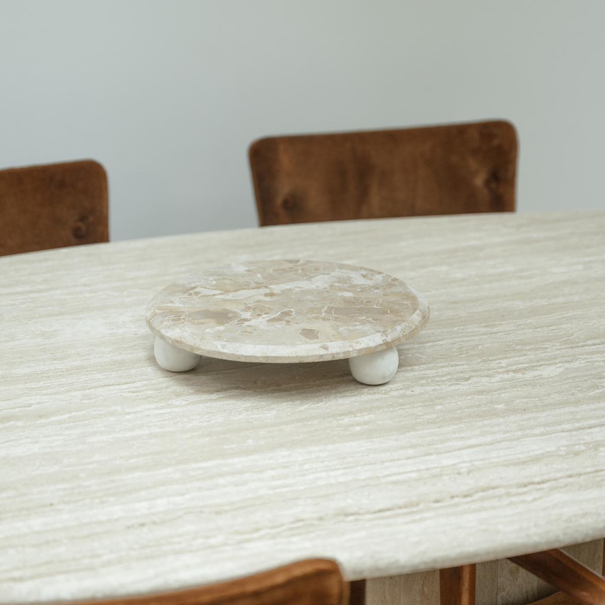 Orla Chocolate Marble Riser | Modern Decorative Riser | Chloe Jade Home