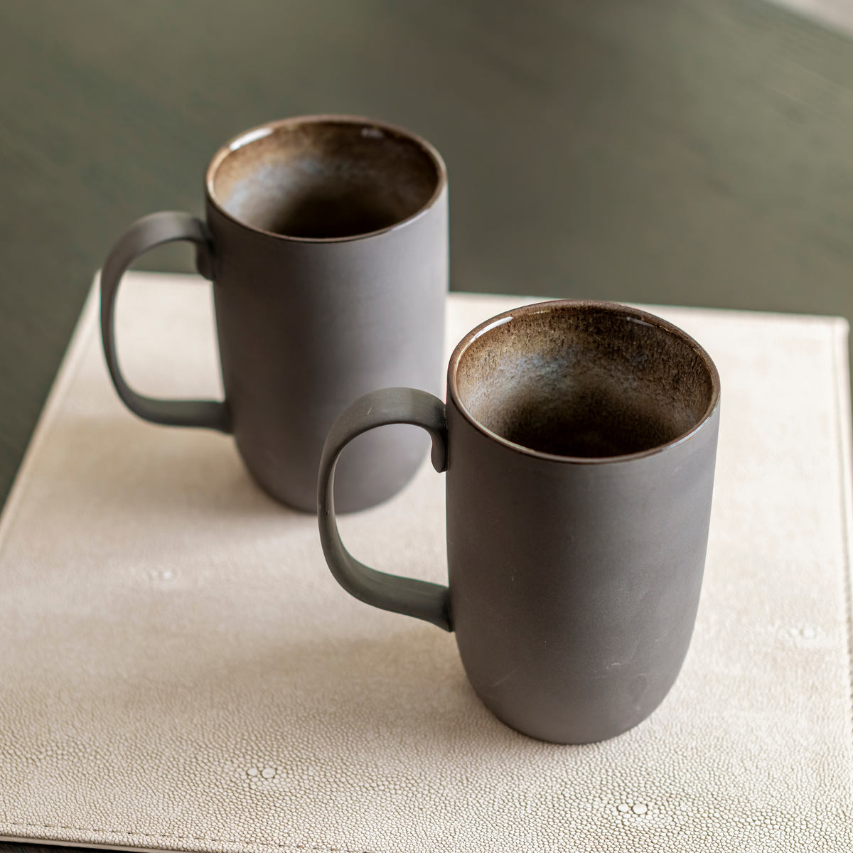 Set of 4 Takiya Stoneware Grey Asian Style Mugs – Chloe Jade Home