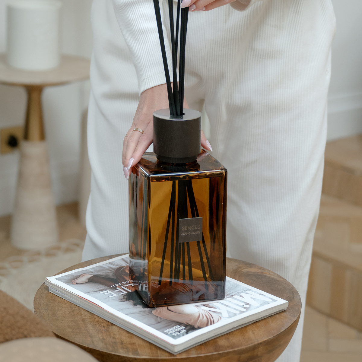 Amber Extra Large Alang Alang Reed Diffuser - 2200ml | Chloe Jade Home