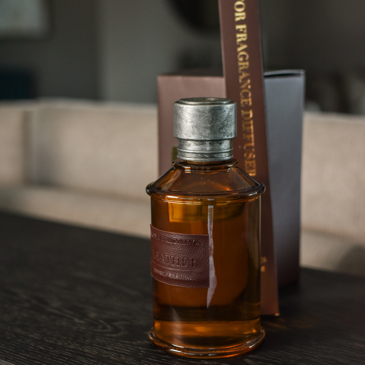 Large Smoked Leather Reed Diffuser 1000ml – Chloe Jade Home